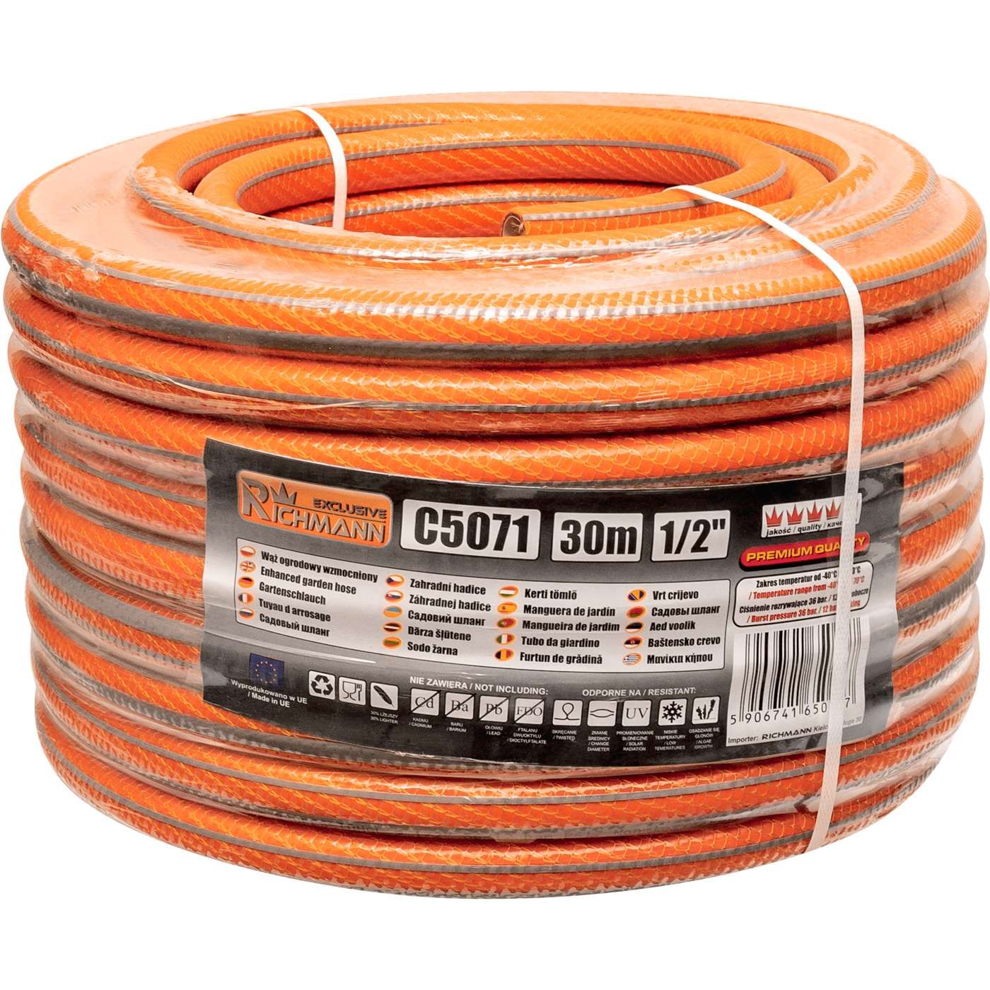 Vattenslang Richmann C5071; 1/2''; 30 m - C5071 - Vattenpumpar och ...