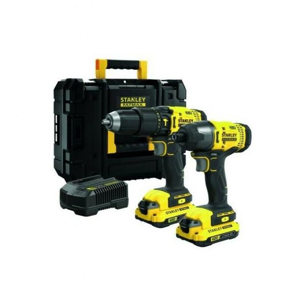 Verktygspaket Stanley SFMCK465D2T-QW (SFMCD711 + SFMCF800); 18 V; 2x2,0 ...