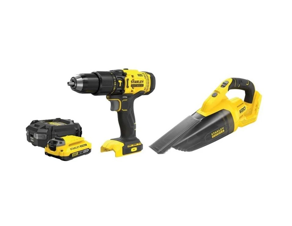 Verktygspaket Stanley SFMCK219D1-QW (SFMCD711+SFMCVH001B); 18 V; 1x2,0 ...